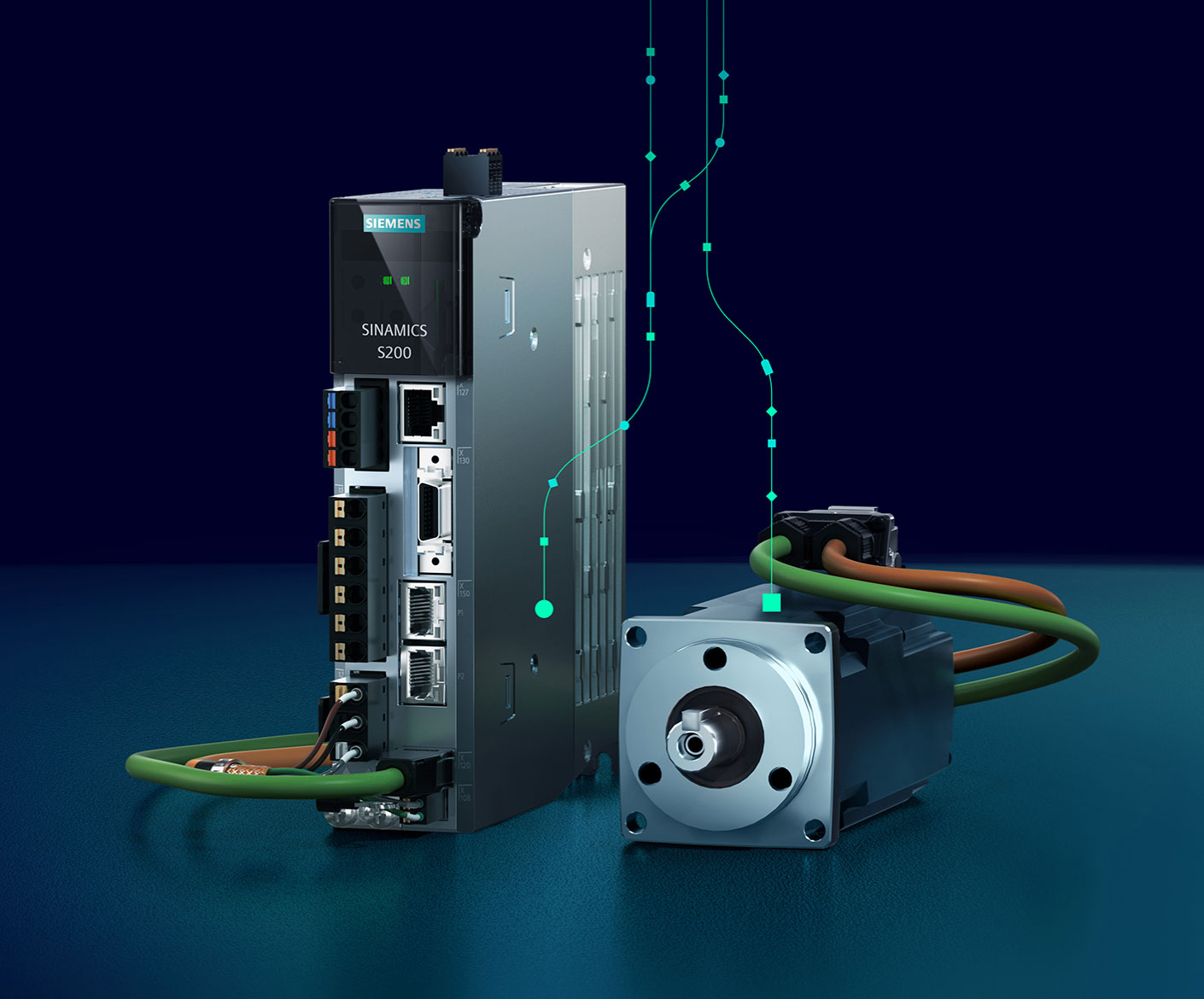 Exclusieve aanbieding: Siemens Sinamics S200 servo-aandrijfsysteem ...